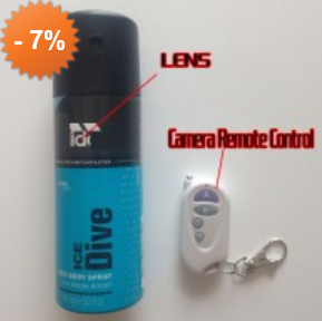 covert game cameras Spray Bottle in Bathroom 32G Full HD 720P DVR with ...